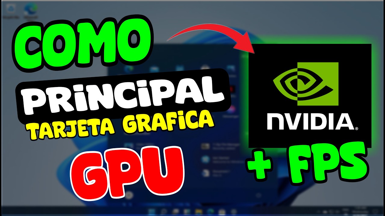 Cómo poner tu tarjeta gráfica NVIDIA como principal en Windows - YouTube