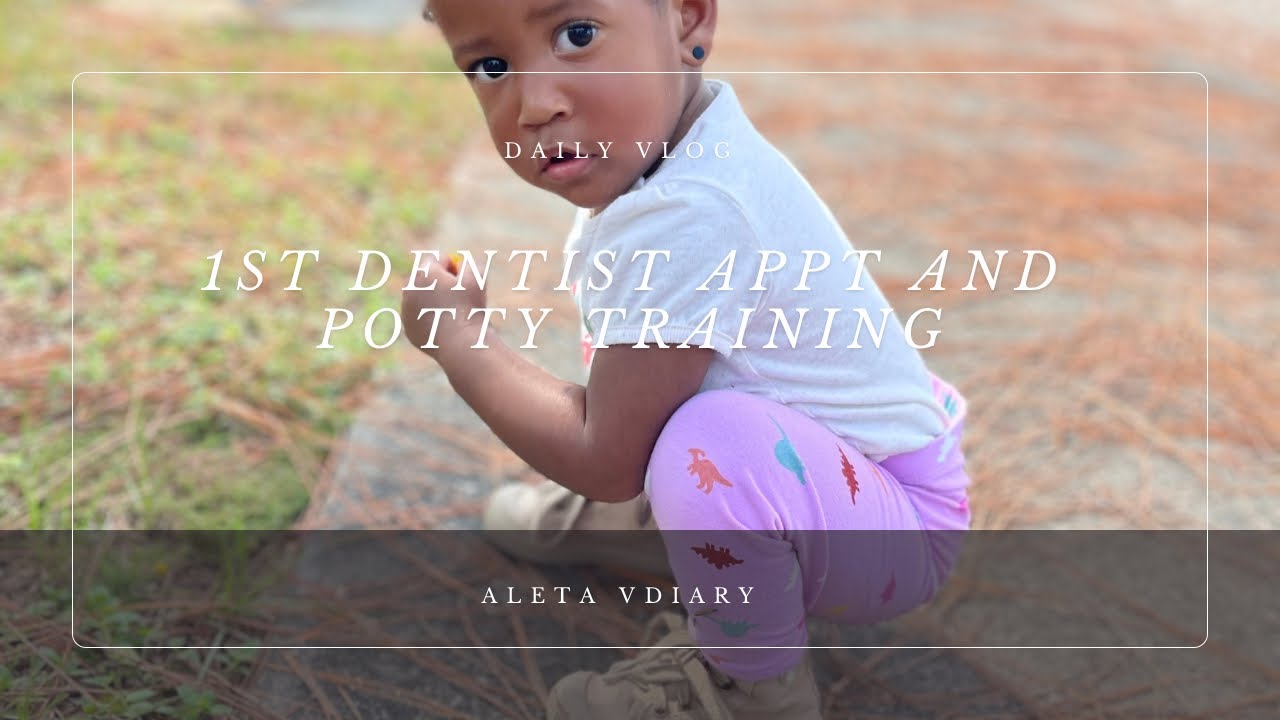first dentist appt + potty training | 9-5 MOM VLOG - YouTube