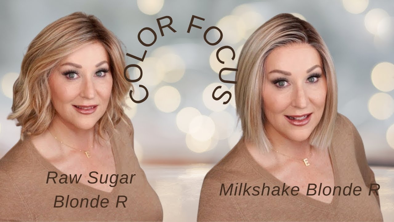 COLOR FOCUS! RAW SUGAR BLONDE R vs MILKSHAKE BLONDE R | Belle Tress | CITY COLLECTIONS COLORS ...