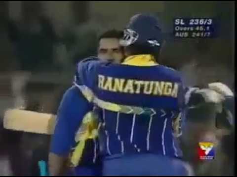 1996 ICC Cricket World Cup Final Highlights - YouTube