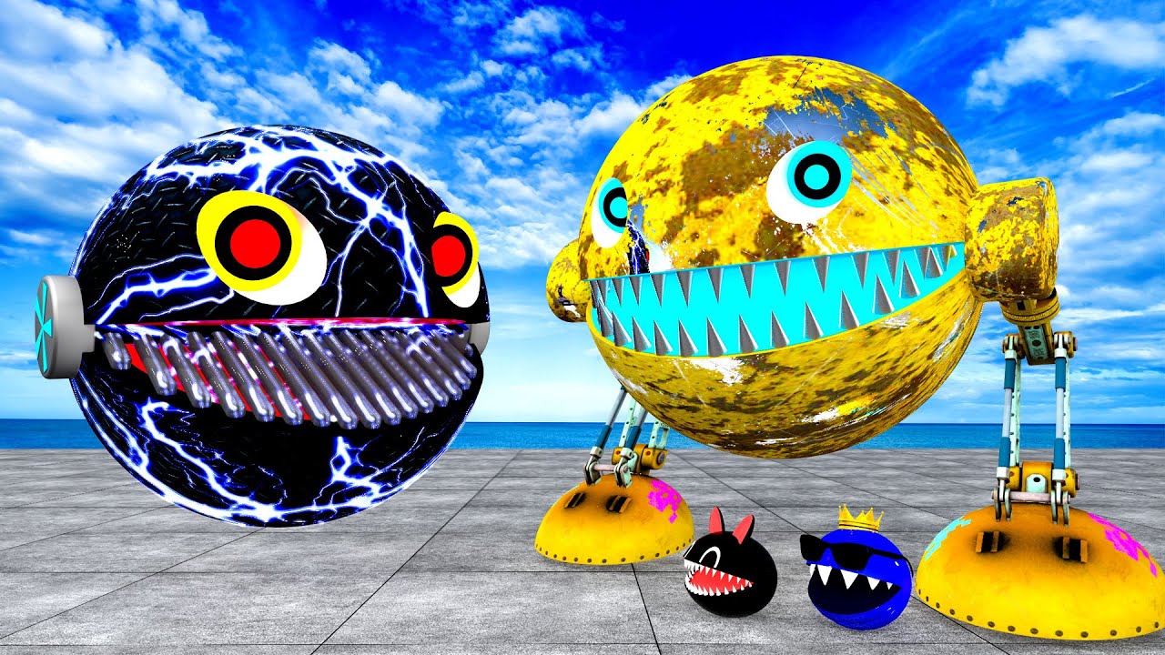 TWO LEG ROBOT CUTE MS PACMAN VS ROBOT PACMAN USE POKEMON NEW ADVENTURE ...