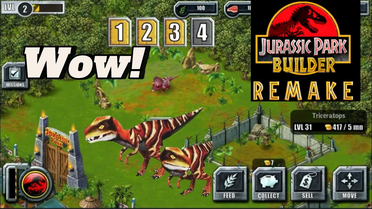 Jurassic Park Builder Remake - New Version Out! |Review - YouTube