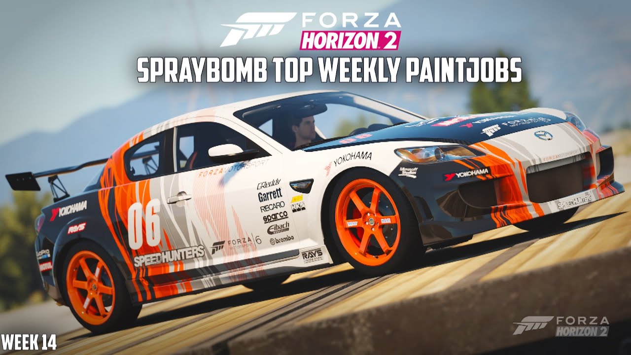 Forza Horizon 2 - Spraybomb - Top 5 Paintjobs Weekly - Week 14 - YouTube