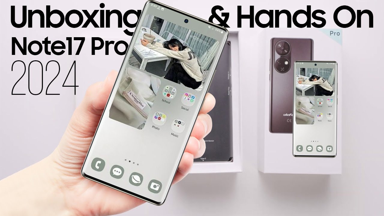 New Note 17 Pro (2024) Unboxing & Hands-On Video — New Phones 2024 ...