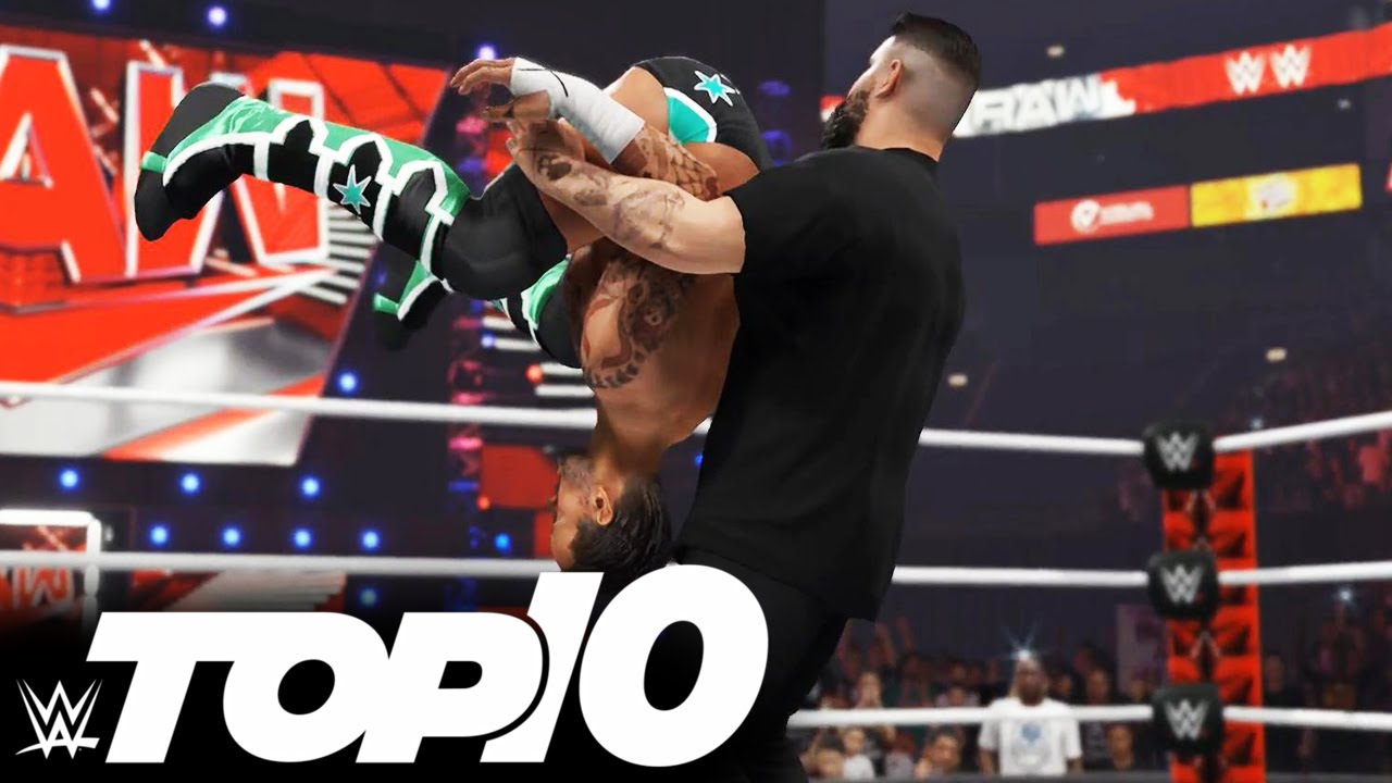 Top 10 Moments from RAW "The Great American Bash" | WWE 2K24 Universe Mode - YouTube