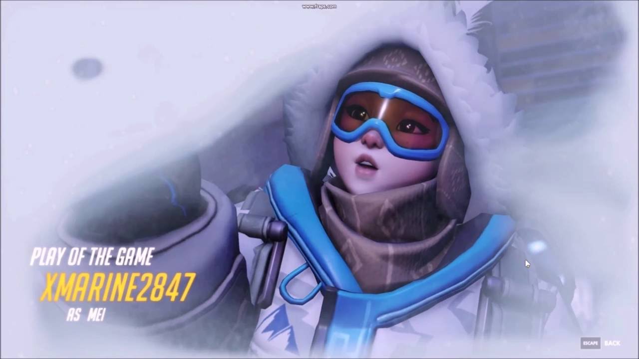 Overwatch - Mei Highlights - YouTube