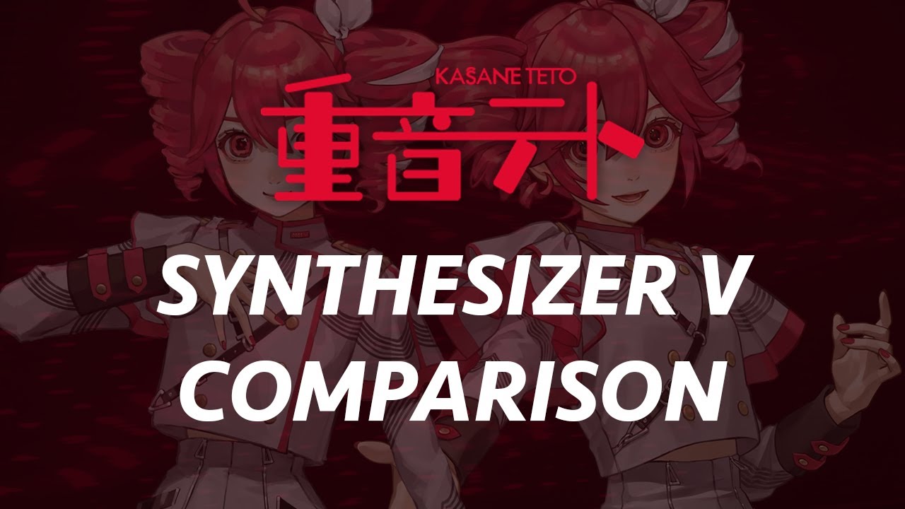 Kasane Teto (重音テト) SynthV + SynthV2 AI Voicebank Comparison - YouTube