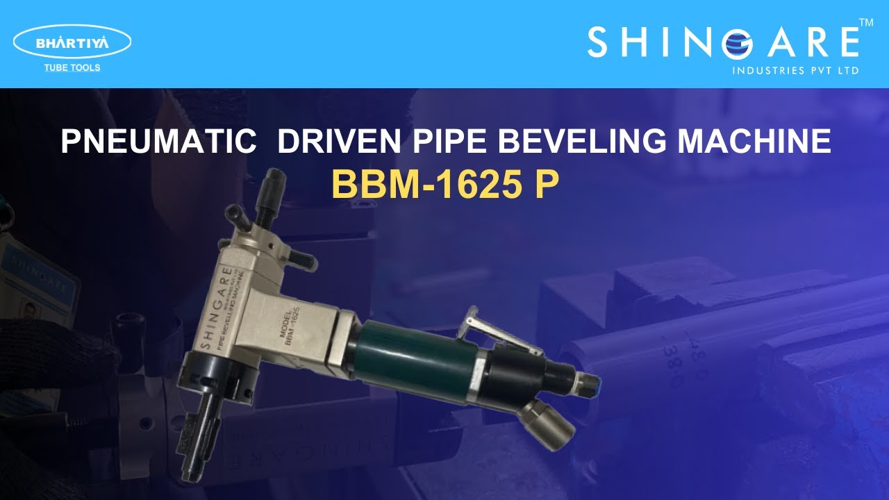 Pneumatic Driven Pipe Beveling Machine BBM - 1625 P | Pipe Beveling ...
