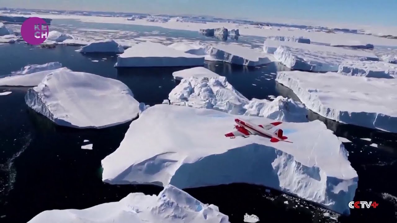 Antarctic Ice Shelves Experience Unprecedented Meltwater Volumes - YouTube