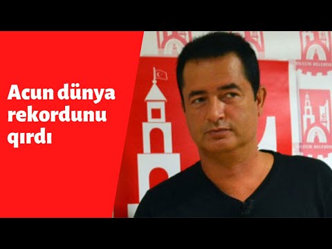 Acun dünya rekordunu qırdı