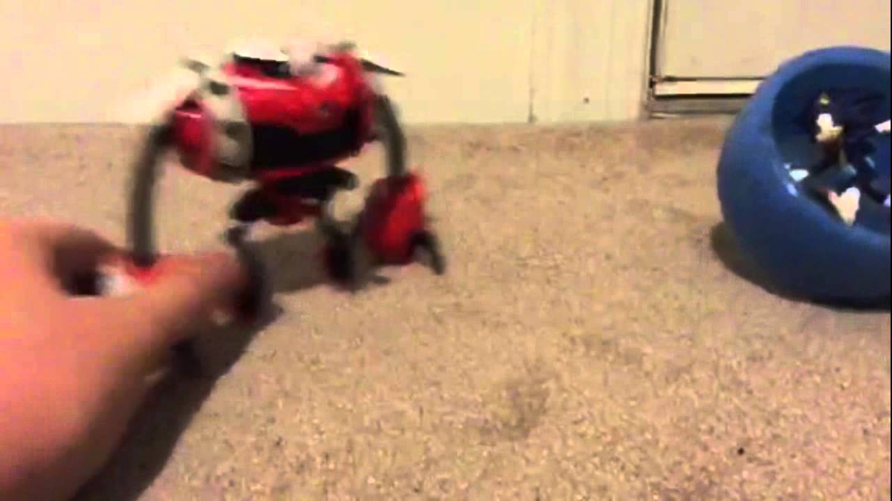 Sonic boom sonic vs burn bot figure review - YouTube