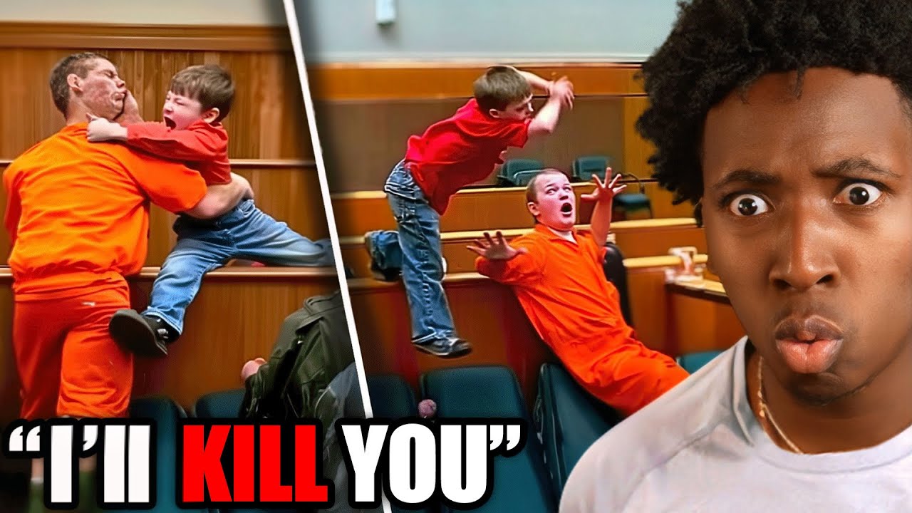 When KIDS Attack Their Parent's Killer In Court - YouTube