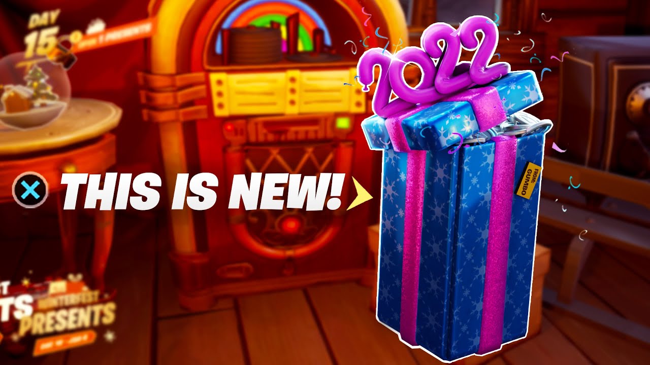 15th SECRET PRESENT in Fortnite WINTERFEST! - YouTube