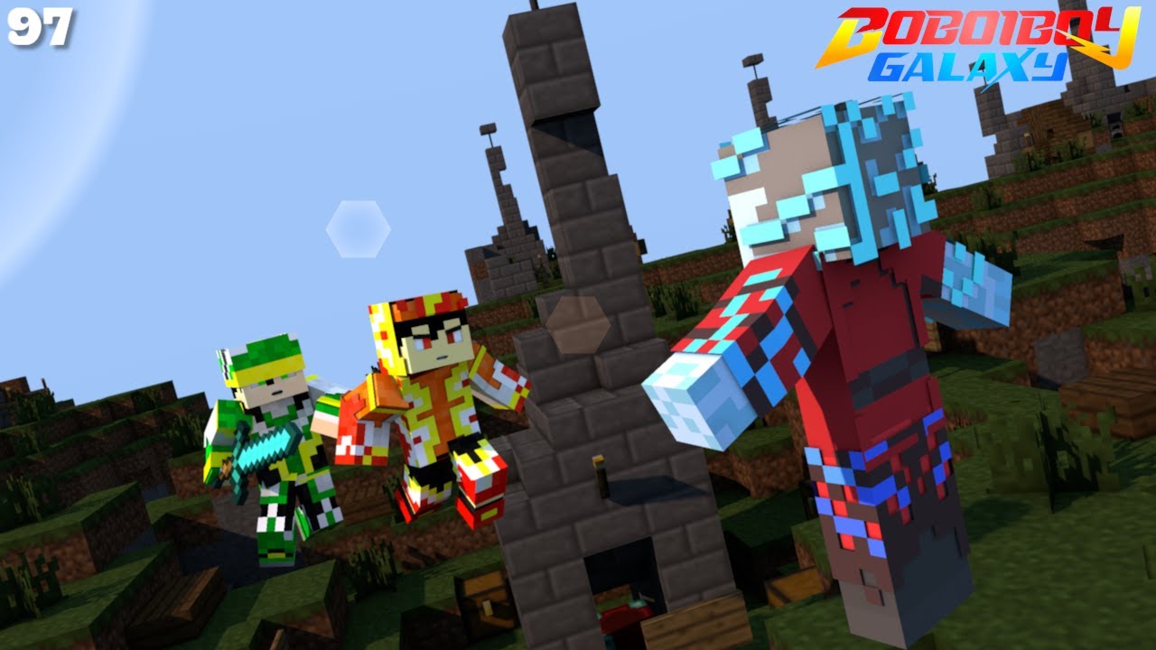 EP 97 Boboiboy Crystal & Pyro Versus Retakka - BoBoiBoy Upin & Ipin ...