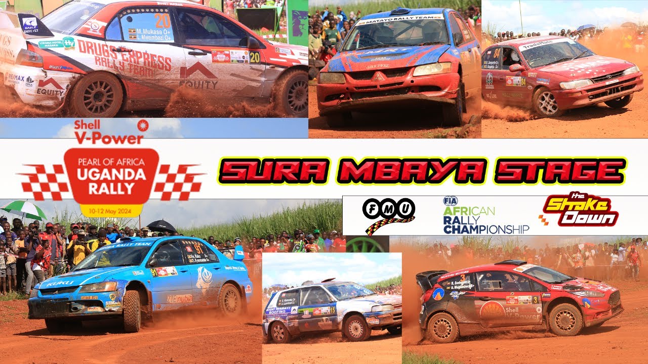 Highlights Pearl of Africa Rally of Uganda , Sura Mbaya Stage - YouTube
