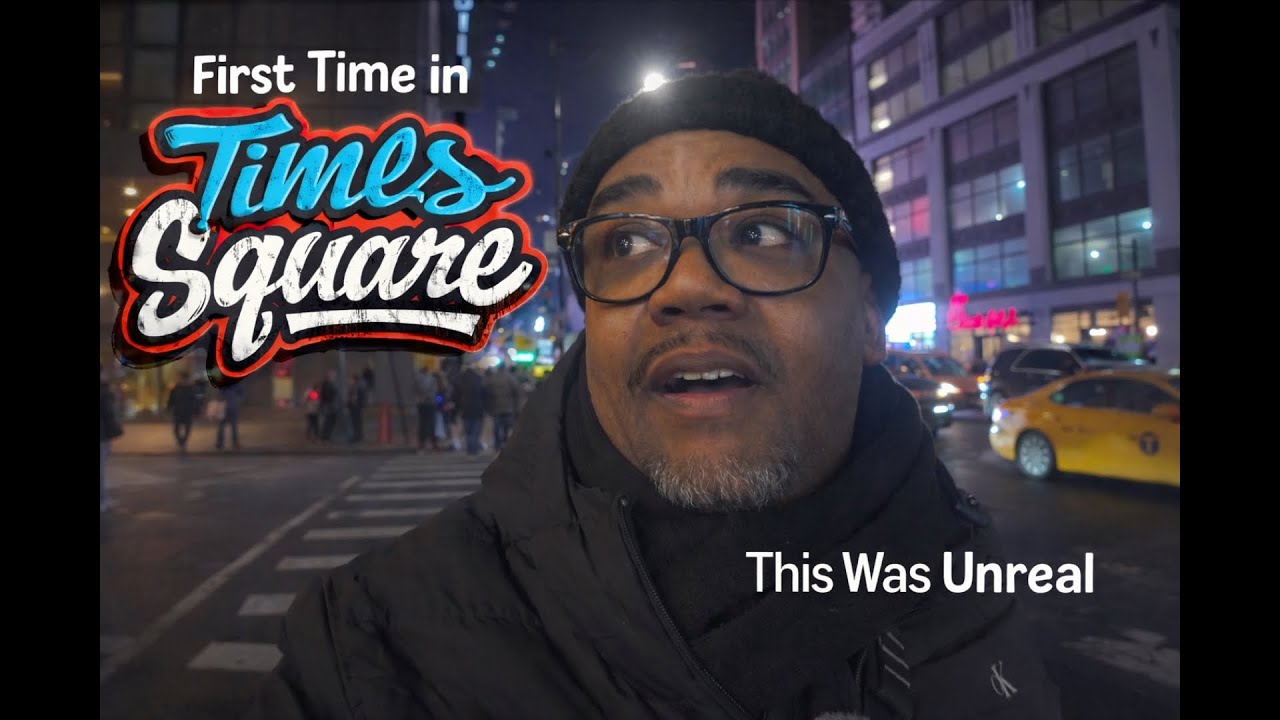 First Time in Times Square… This Was Unreal - YouTube