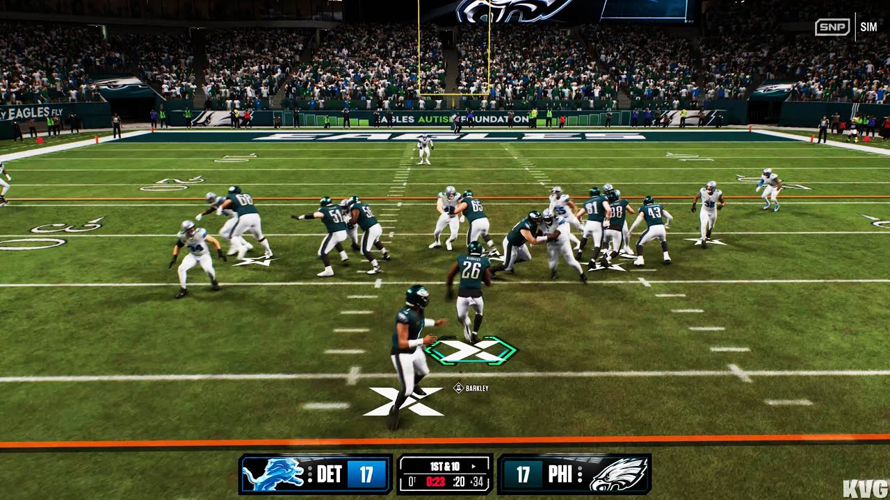 Madden NFL 26 - Detroit Tigers vs Philadelphia Eagles - Gameplay (PS5 ...
