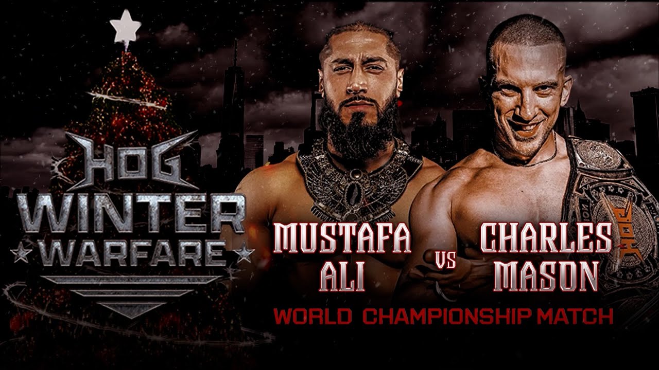 Mustafa Ali vs Charles Mason [Full Title Match] HOG Winter Warfare (12 ...