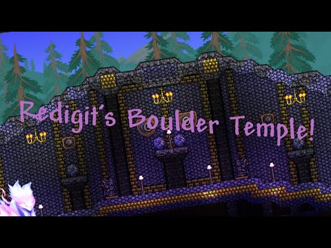 Redigit's Boulder Temple Terraria Build - YouTube