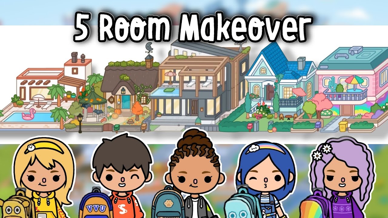 Toca Life World 5 Room Makeover | Toca Boca Home Designer 🏡 ...