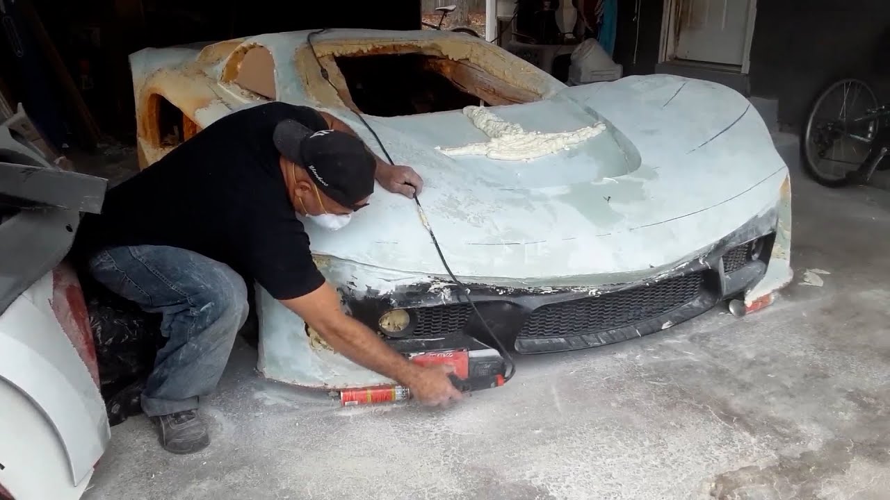 Building A Super Car Out Of Foam (Part 3) - YouTube
