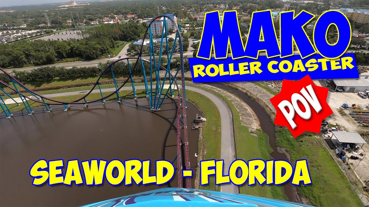 MAKO COASTER POV - SEAWORLD - FLORIDA - YouTube