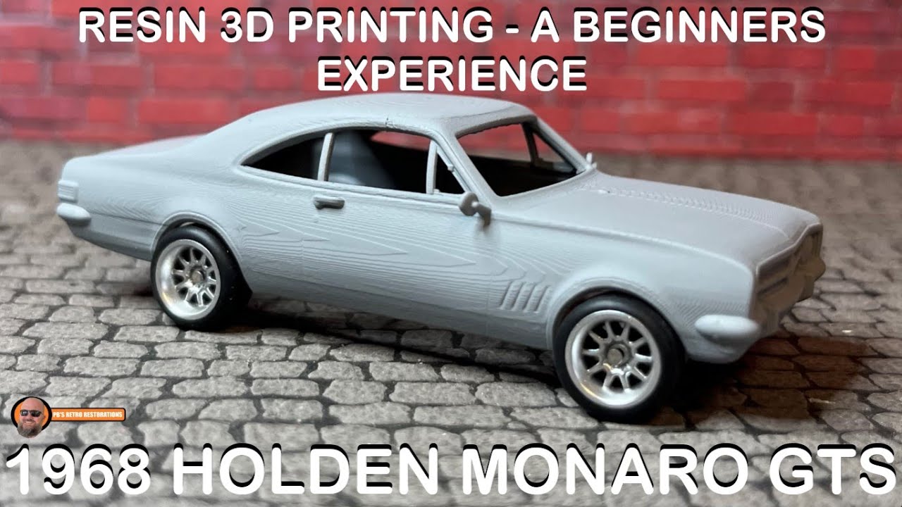 My Early Experience of Resin 3D Printing - 1968 Holden Monaro GTS - YouTube