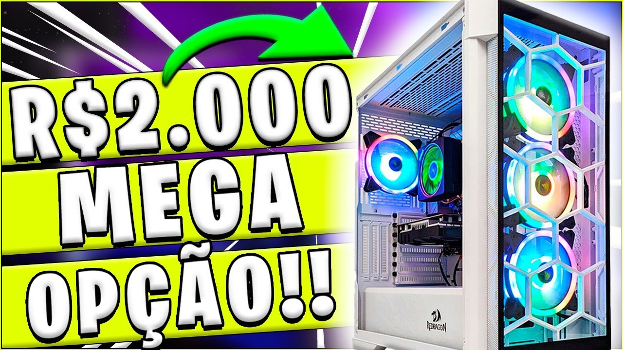 PC GAMER BARATO DE 2000 REAIS EM 2021! ULTRA CUSTO BENEFÍCIO PARA JOGOS ...