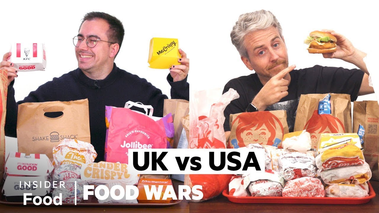 US vs UK Chicken Sandwiches | Food Wars | Insider Food - YouTube