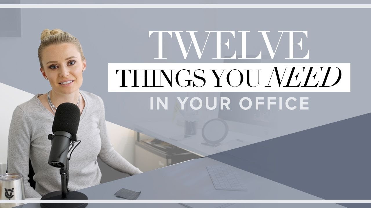 12 Things You NEED in Your Office - YouTube
