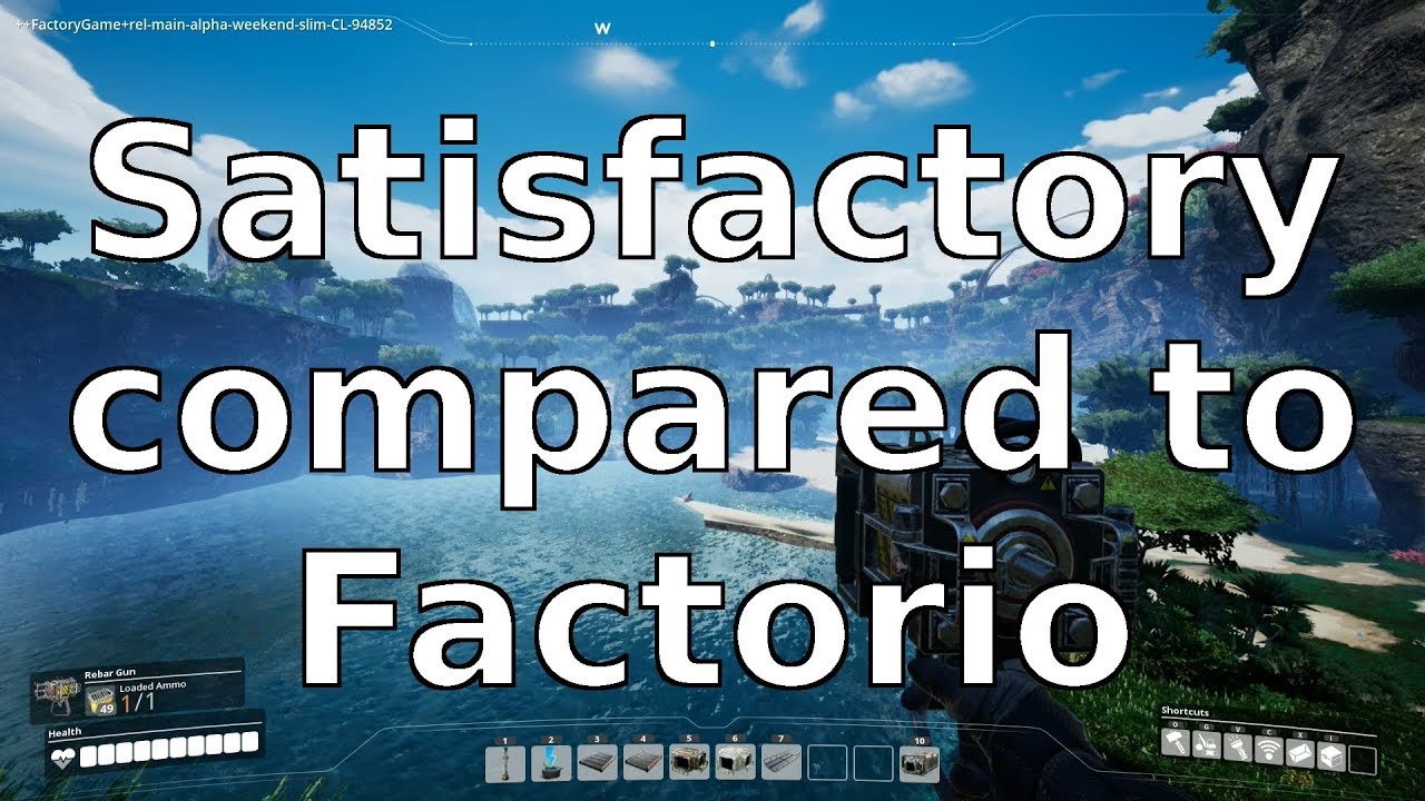 Satisfactory and Factorio compared - YouTube