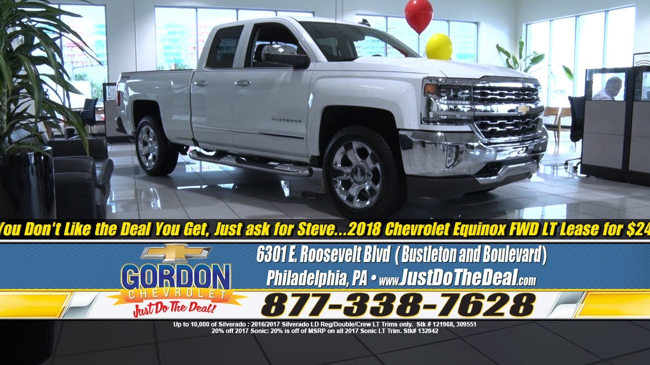 "Save up to $10,000 OFF 2017 Chevrolet Silverado" Gordon Chevrolet ...