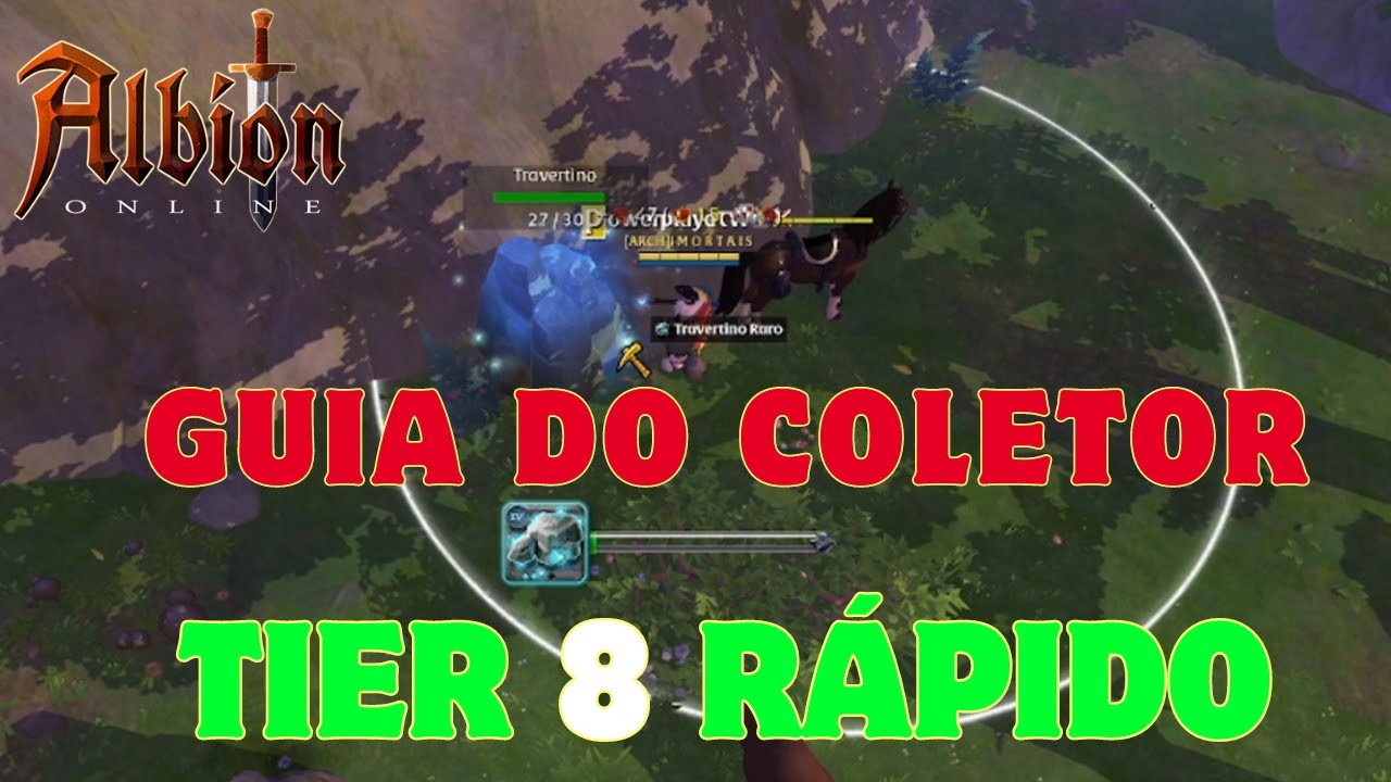 GUIA DO COLETOR - COMO UPAR COLETA TIER 8 RAPIDO! | ALBION ONLINE - YouTube