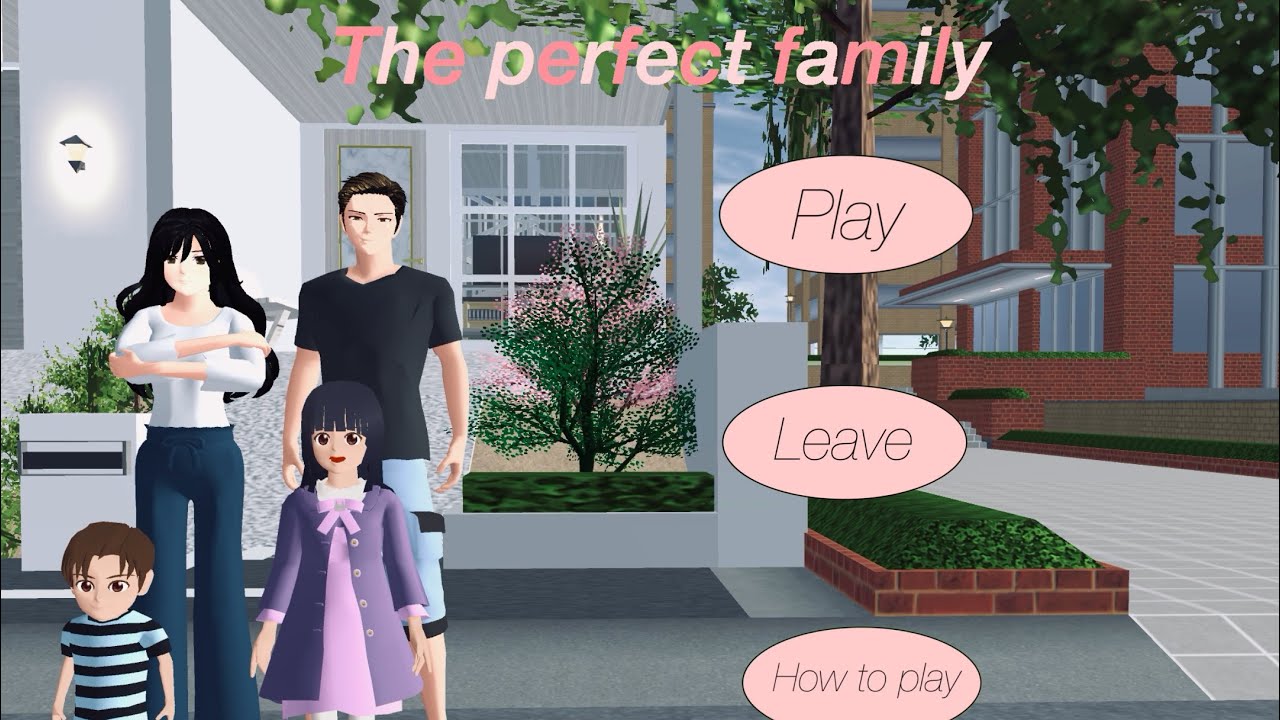 The perfect Family | HORROR || Warning blood/gore || Sakura school ...