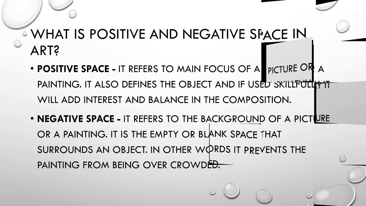 Positive and Negative Space in Art - YouTube