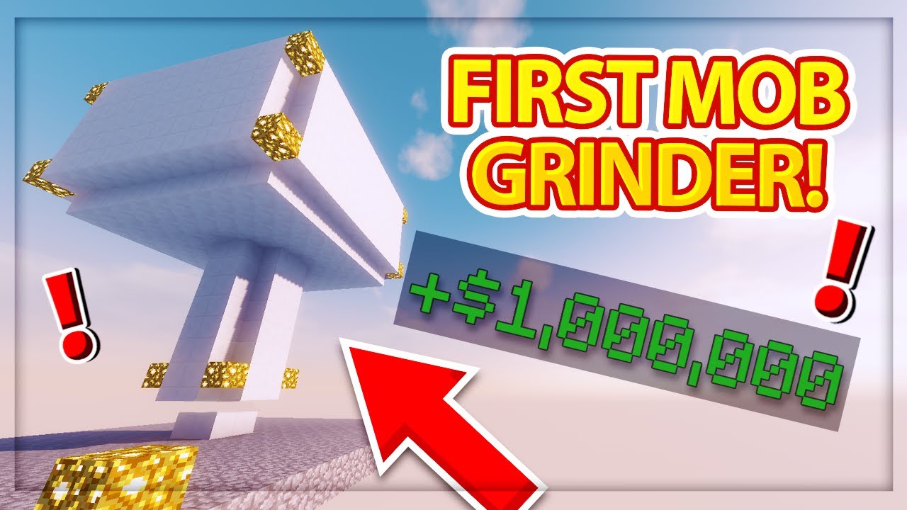 My First Mob Grinder On SOTW! || FantasyMC - YouTube