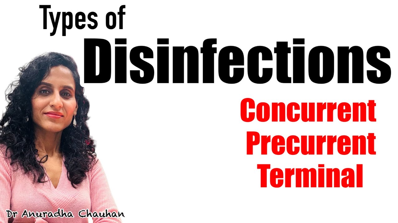 Types of disinfection in medical setup | PSM Precurrent disinfection # ...