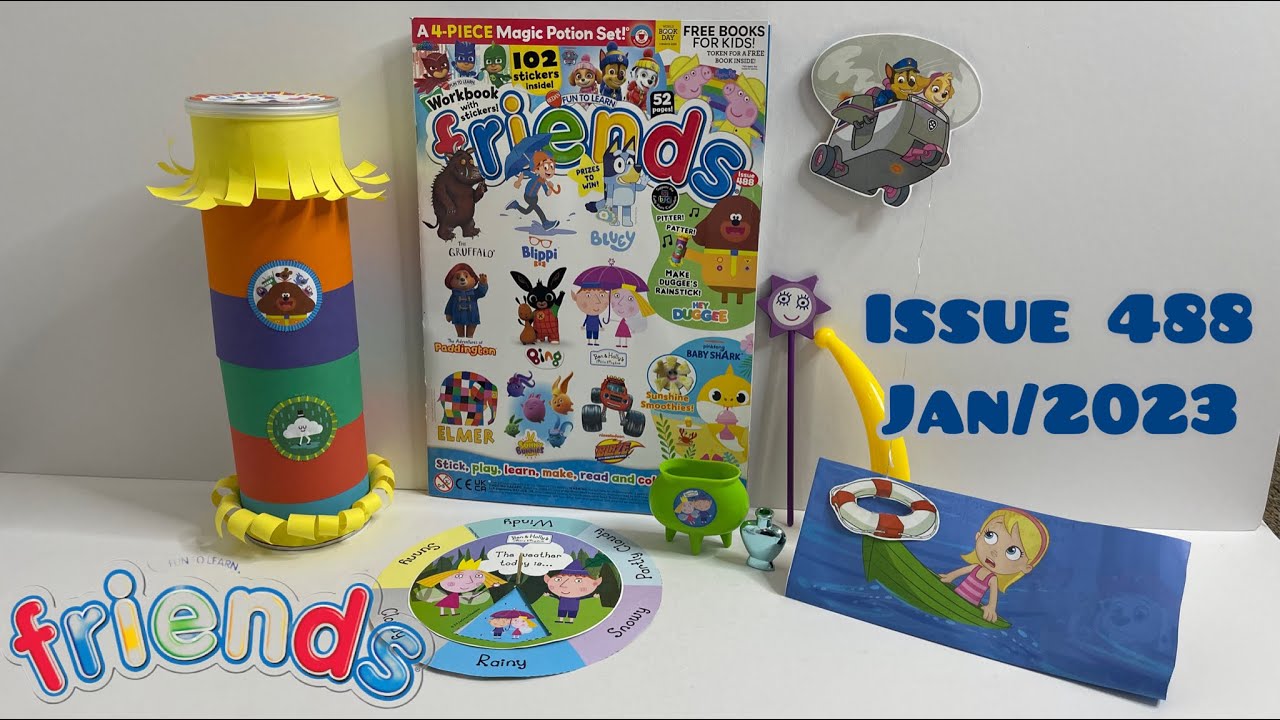 Friends magazine issue 488, Jan/2023 with Ben&Holly Magic potion set 🧪🧙 ...