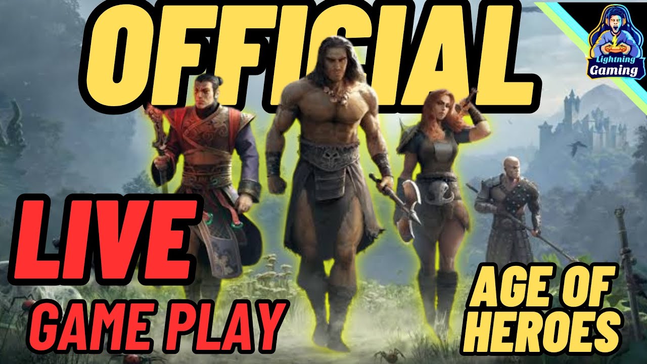 Conan Exiles age of heroes starting on official LIVE!! - YouTube