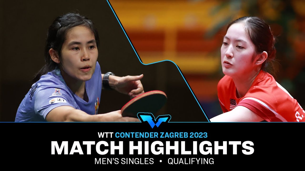 Jinnipa Sawettabut vs Rachel Sung | WS Qual | WTT Contender Zagreb 2023 ...