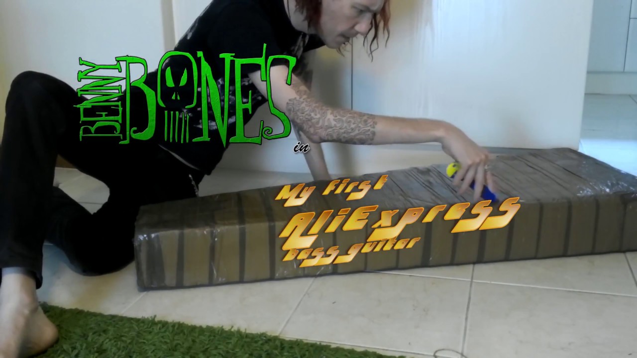 AliExpress RD 'chibson' bass - YouTube