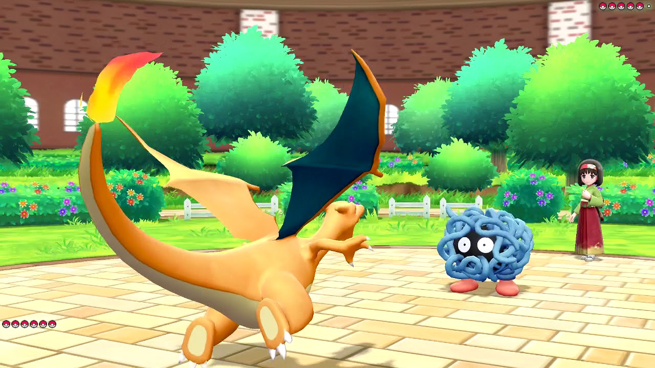 Pokemon Let's Go Pikachu - Gym Leader Erika (Rematch) - YouTube