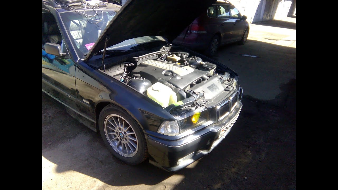 BMW E36 330D Swap M57D30 Минск №1 Двигатель - YouTube