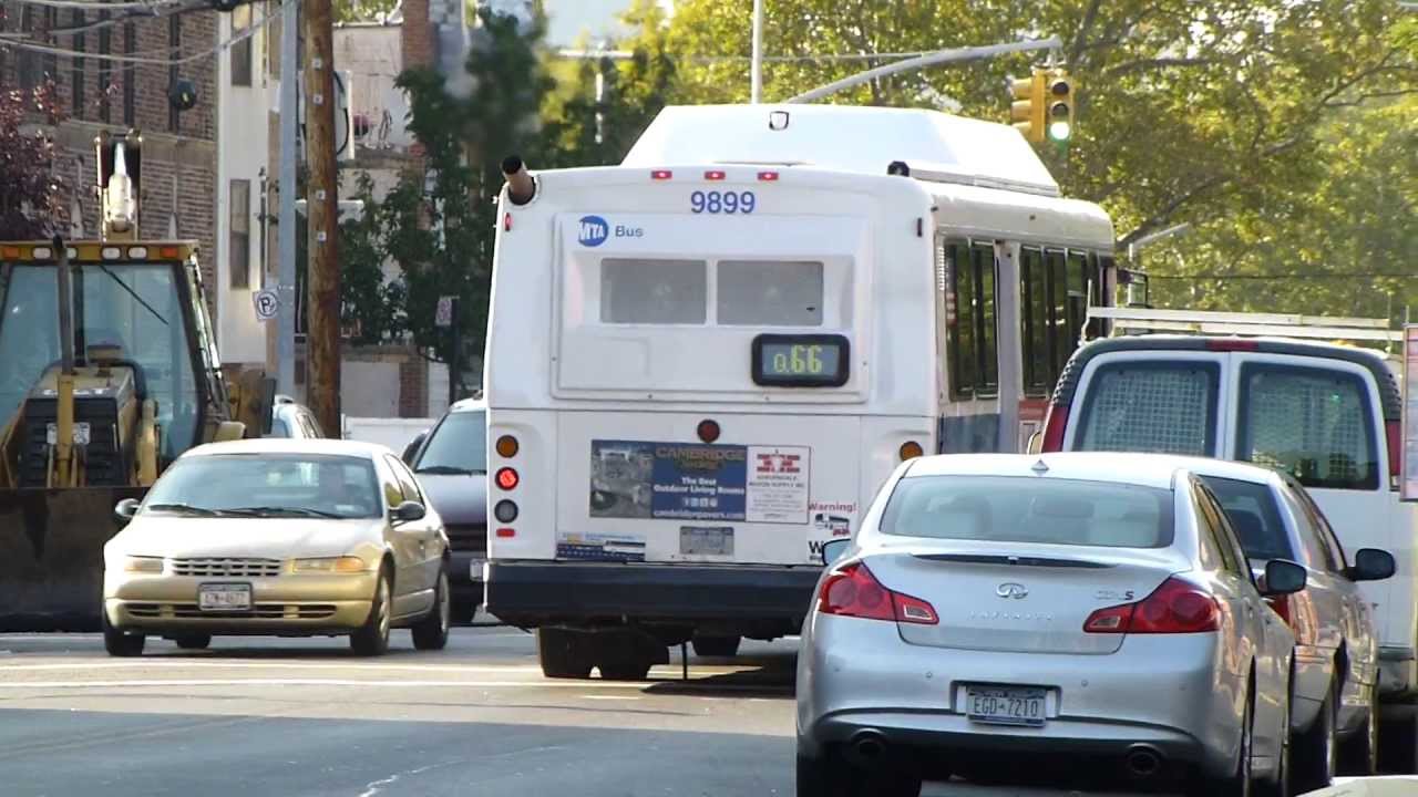 MTA Bus: 1999 OBI Orion V CNG Q66 Bus #9899 at 31st St-35th Ave - YouTube