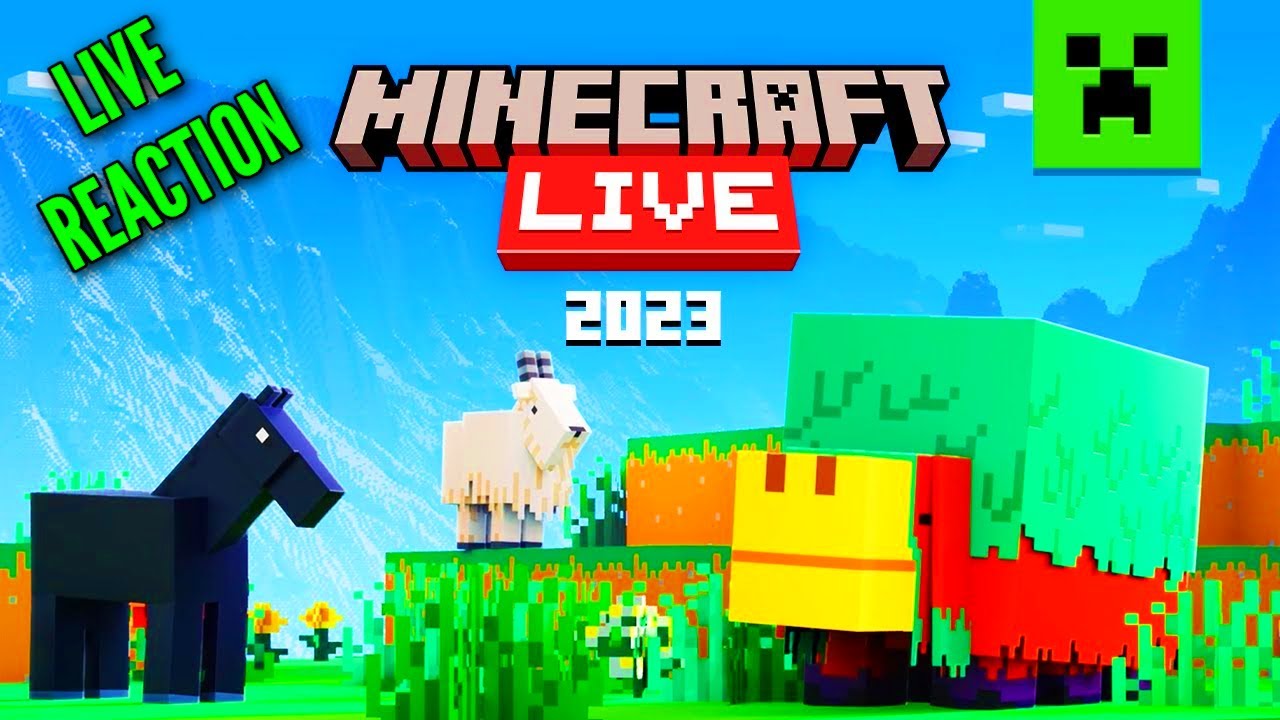 🔴LIVE - MINECRAFT LIVE 2023 Reaction - What Is In Update 1.21? Mob Vote ...