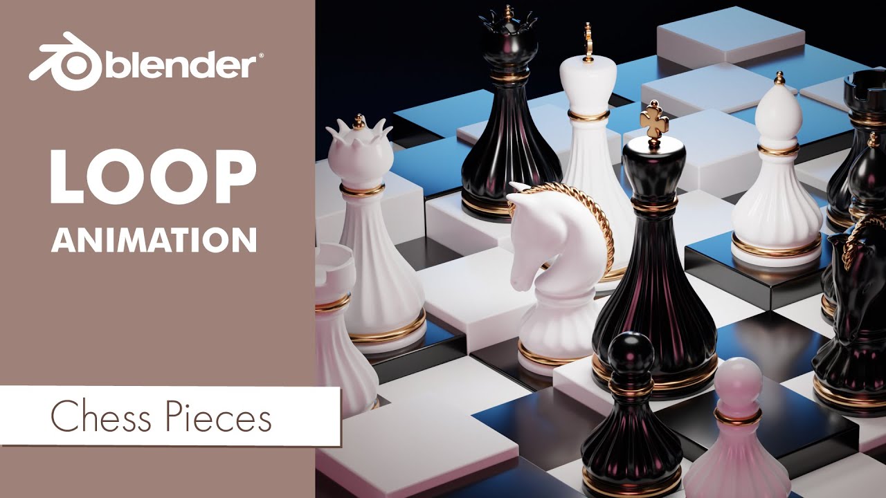 Chess Pieces Loop Animation - YouTube