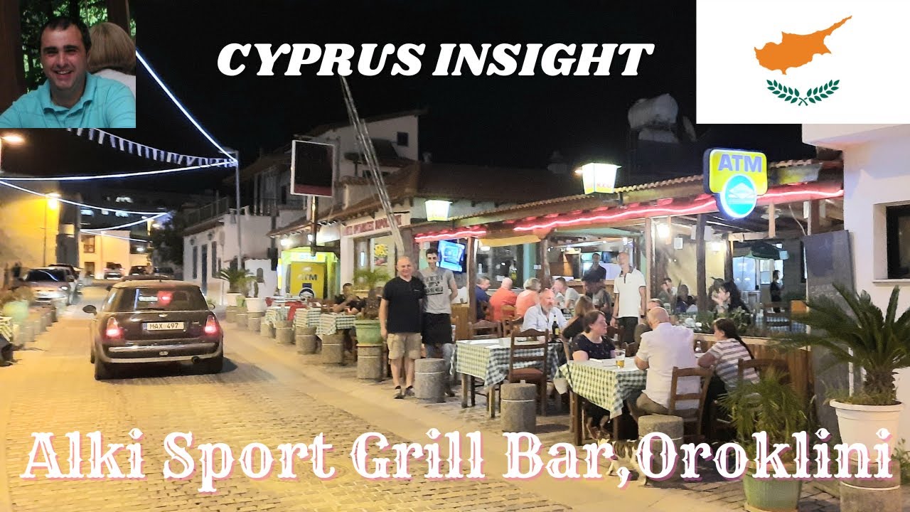 Alki Sports Grill Bar - Amazing food in Oroklini, Cyprus! - YouTube