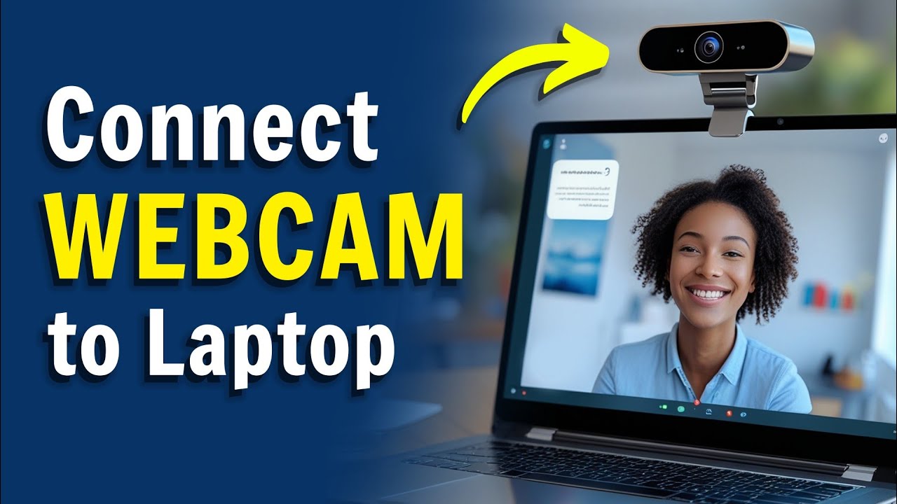 How to Connect Webcam to Laptop (EASY WAY) - YouTube