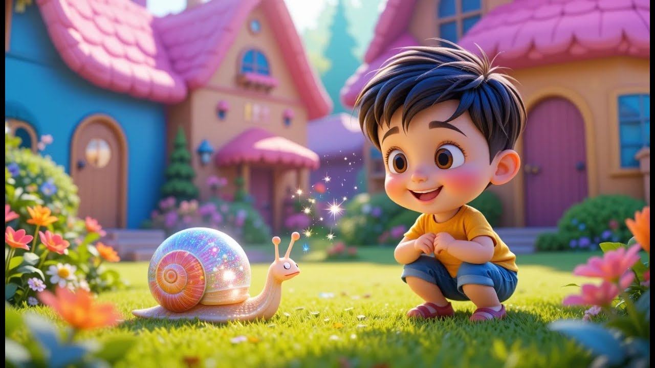 I Found a Snail with a Glitter Shell! | Popular Nursery Rhyme ...