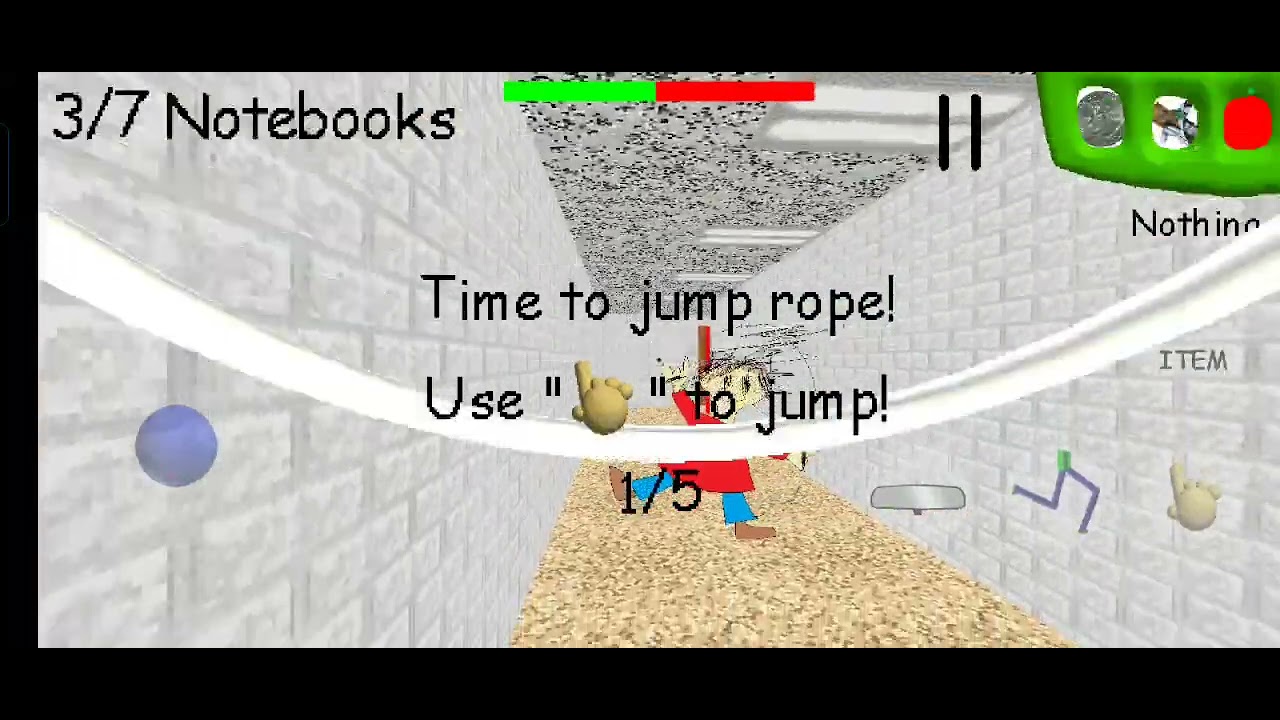 trying to beat baldi's basics (part 1) - YouTube